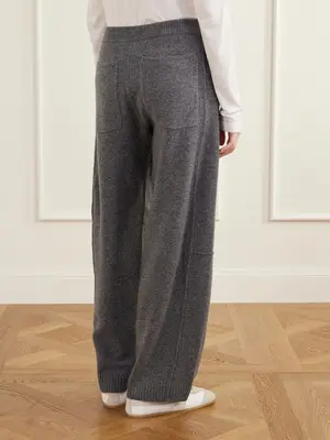 Guest In Residence Cashmere-blend Barrel-leg Pants
