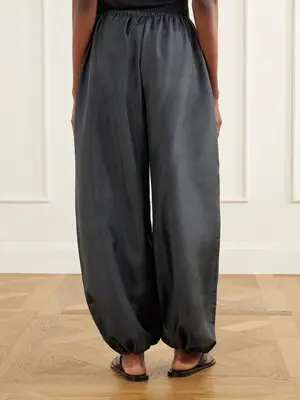 ST. AGNI Silk Balloon Trousers
