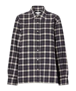 Still Here Checked Cotton-blend Shirt