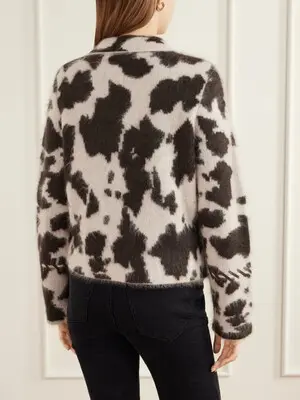 Guest In Residence Trimmed Brushed Cashmere Jacket