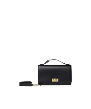 Fendi Peekaboo Wallet On Chain - Black