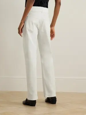Proenza Schouler Ellsworth Belted Low-rise Straight-leg Jeans
