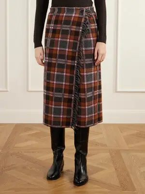 Guest In Residence Cashmere-blend Midi Skirt