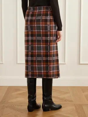 Guest In Residence Cashmere-blend Midi Skirt