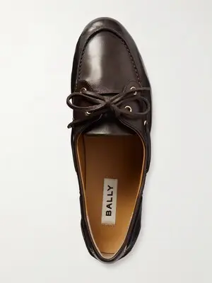 Bally Leather Boat Shoes