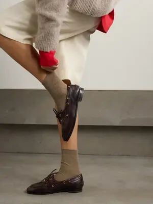 Bally Leather Boat Shoes