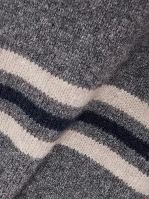 Daughter Edith Striped Wool Polo Sweater