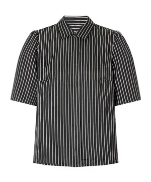 Maria Mcmanus Striped Long-sleeve Shirt
