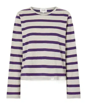 Still Here Striped Cotton-jersey T-shirt - No