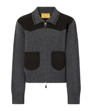 Guest In Residence Minimal Knit Jacket - Black