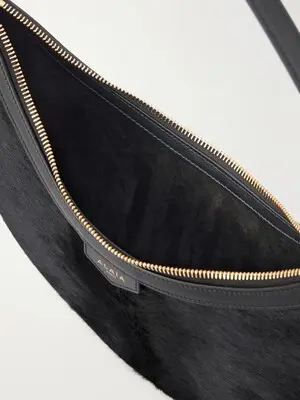 Alaïa Demi Lune Calf-hair Shoulder Bag