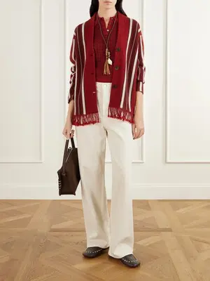 Guest In Residence Cropped Cashmere Polo Shirt