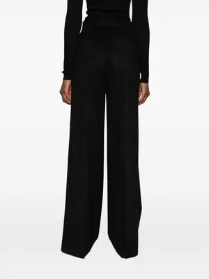 Max Mara Wide Sable-look Camel Trousers