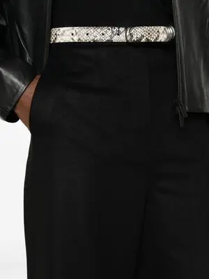 Max Mara Wide Sable-look Camel Trousers