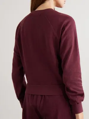 Eterne Sonny Embroidered Cotton-jersey Sweatshirt - No