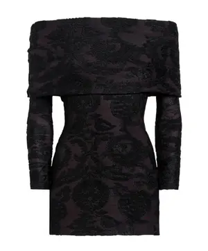 Etro Off-shoulder Knit Top Black