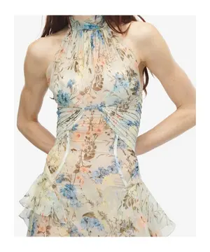 Alexander McQueen Wallpaper Floral Evening Dress