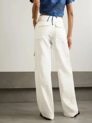 LoveShackFancy Simple Cargo Pants