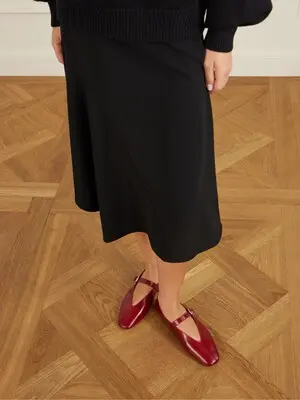 Le Monde Beryl Stella Leather Mary Jane Ballet Flats