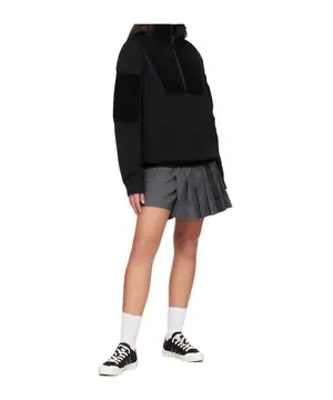 Y3 Half-zip Panelled Sweater