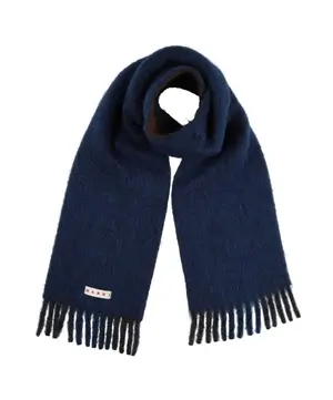 Marni Striped Thermal Scarf - Blue