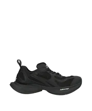 Balenciaga Two-tone Low-top Casual Shoes - Black
