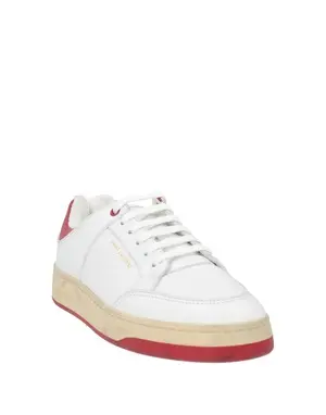 Saint Laurent Snminimalist Leather Low-top Sneakers