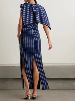Proenza Schouler Checked Stretch-crepe Maxi Dress