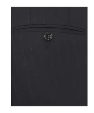 LARDINI Pinstriped Double-breasted Suit