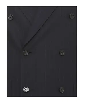 LARDINI Pinstriped Double-breasted Suit