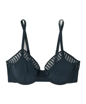 ERES Paulette Lace-trimmed Stretch-jersey Underwired Bra - Black