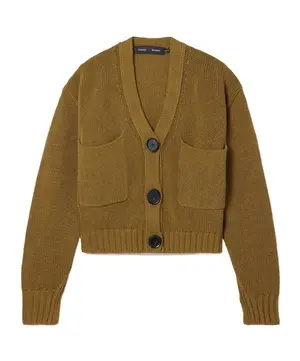 Proenza Schouler Sofia Cropped Cotton-blend Cardigan - No