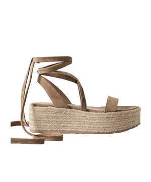 Gianvito Rossi Raffia Espadrilles
