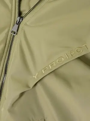 Y/project Zip-detailed Embroidered Padded Shell Bomber