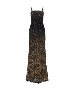 Elie Saab Sequins-embellished Lace Tulle Gown - No