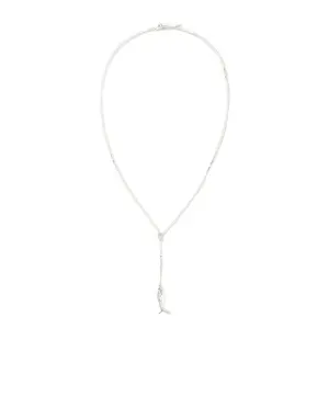 LOREN STEWART Pesca Sterling Silver And Aquamarine Necklace - No