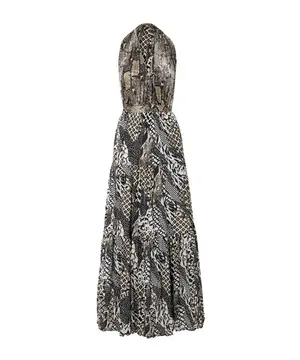 Diane Von Furstenberg Drew Reversible Printed Mesh Maxi Dress - No