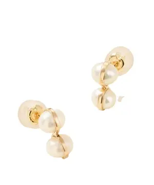 MELISSA JOY MANNING 14-karat Recycled Gold Pearl Earrings - Yellow