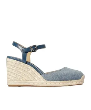 Michael Kors Kenzie Buckle-fastening Wedge Sandals - Blue