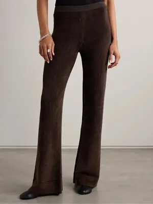 Proenza Schouler Evie Chenille Flared Pants