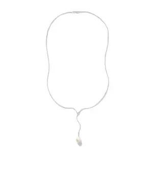LOREN STEWART Sterling Silver Pearl Necklace