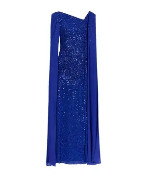 Jenny Packham Sequin-embellished Gown - Blue