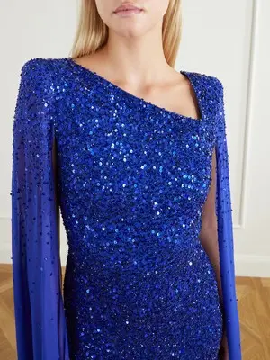 Jenny Packham Sequin-embellished Gown