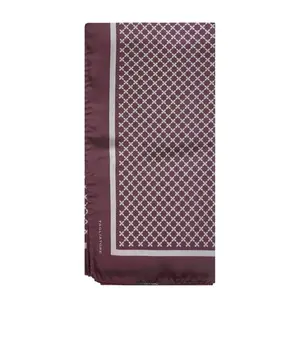 Tagliatore Patterned Silk Scarf - No