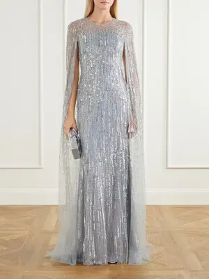 Jenny Packham Sequin-embellished Gown