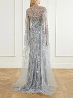 Jenny Packham Sequin-embellished Gown