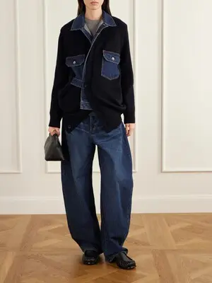 Sacai Wool Knit Cardigan