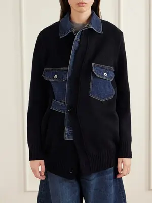 Sacai Wool Knit Cardigan