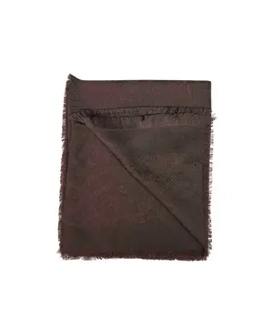Tagliatore Jacquard Fringed Scarf - No