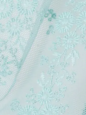 ERES Embroidered Stretch-mesh Soft-cup Bra